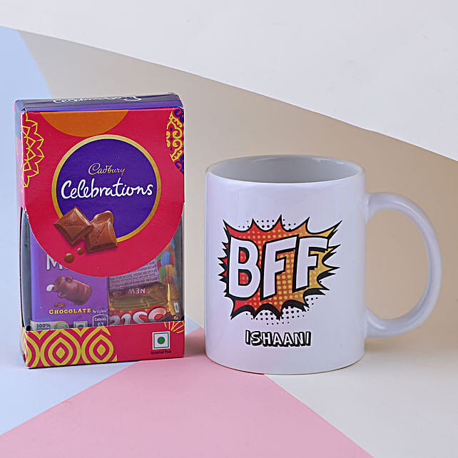 Buy/Send BFF Mug & Celebrations Combo Online- FNP