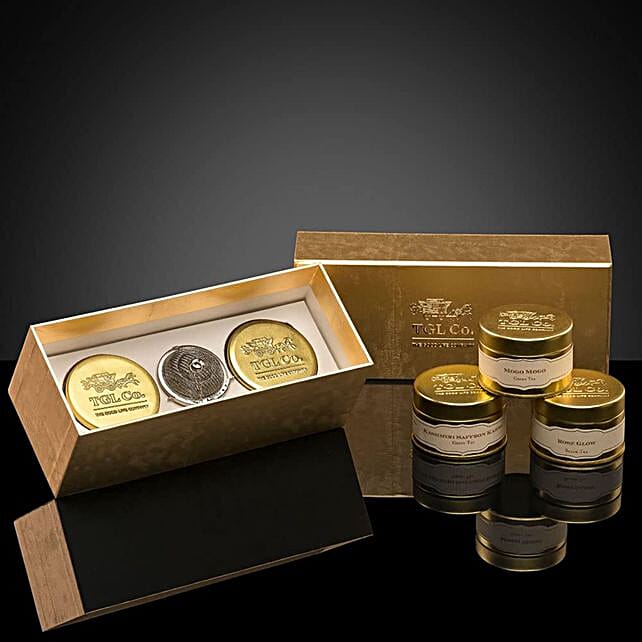 Buy/Send TGL Luxe Gold Premium Tea Gift Box Online- FNP