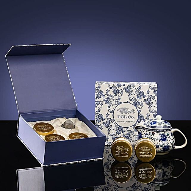 Buy/Send TGL Floral Romance Premium Tea Gift Box Online- FNP