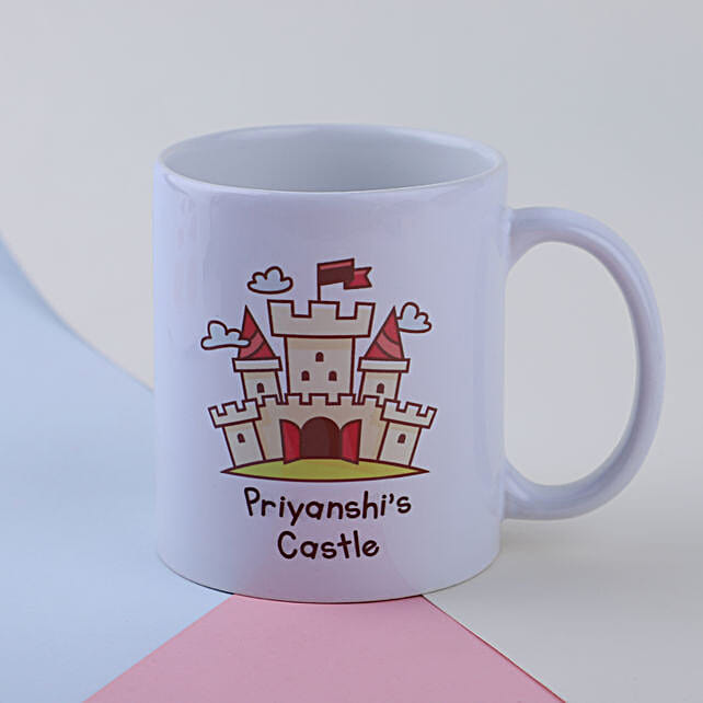 Buy/Send Personalised Castle Mug Online- FNP