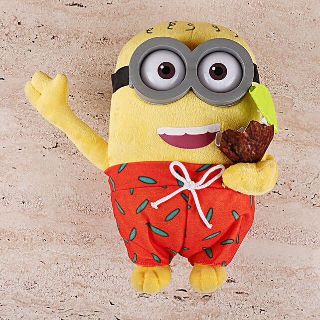 Buy/Send Holiday Vibes Minion Soft Toy Online- FNP
