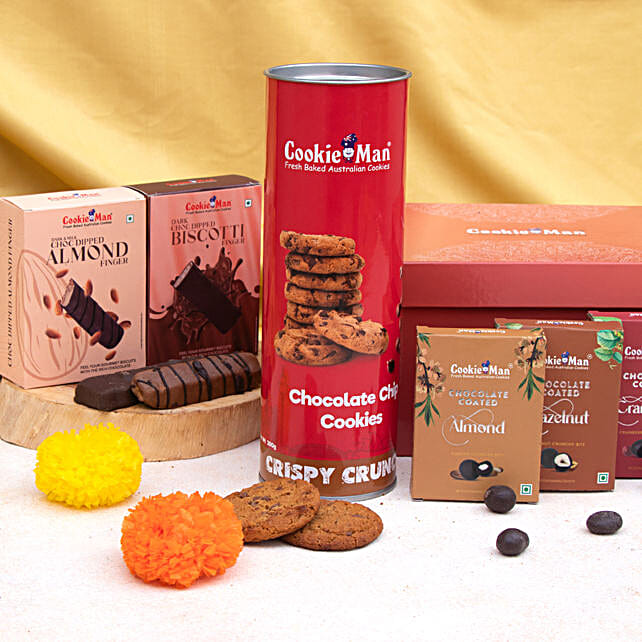 Buy/Send Cookieman Premium Chocolates & Cookies Gift Hamper Online- FNP