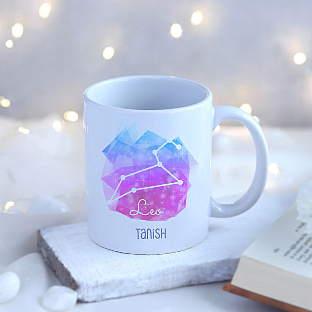 Buy/Send Personalised Leo Zodiac Mug Online- FNP