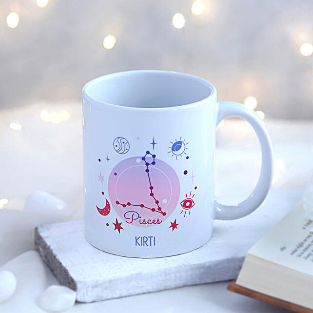 Buy/Send Personalised Pisces Zodiac Mug Online- FNP