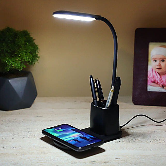 Buy/Send Illuminate Pen Holder & Charger Lamp Online- FNP