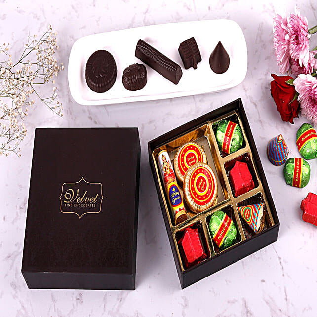 Buy/Send Divine Diwali Chocolate Gift Box Online- FNP