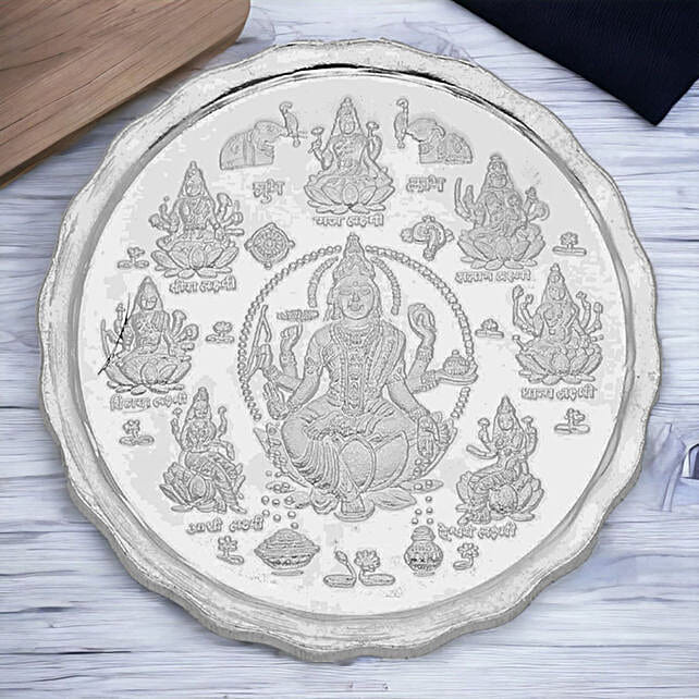 Buy/Send Ashta Laxmi Silver Coin Online- FNP