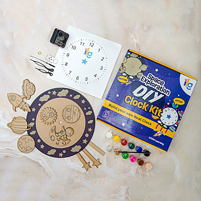 Buy/Send DIY Clock Kit Space-Themed Online- FNP