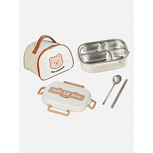 Buy/Send Brown Bear Insulated Lunch Box Online- FNP