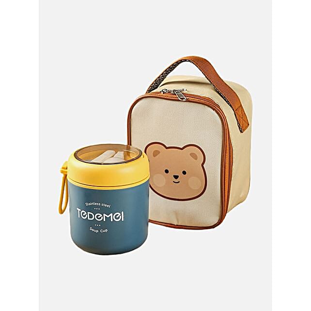 Buy/Send Cute Bear Lunch Box With Cover Online- FNP