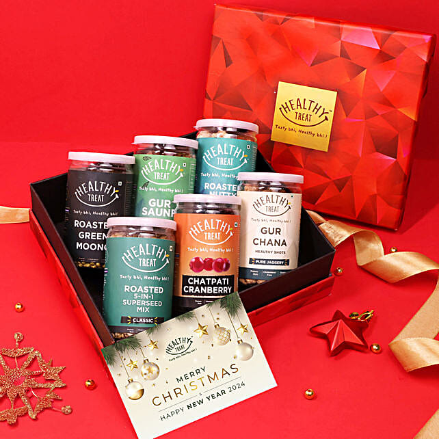 Buy/Send Healthy Treat Assorted Goodies Gift Box Online- FNP