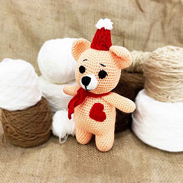 Buy/Send Festive Snuggle Teddy Online- FNP