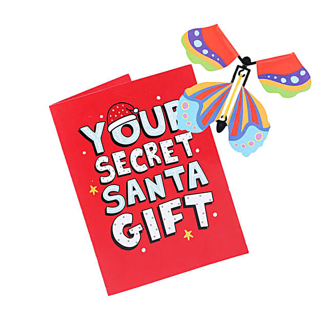 Buy/Send Christmas Butterfly Surprise Card Online- FNP