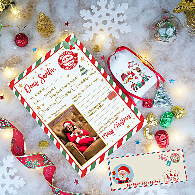 Buy/Send Personalised Letter To Santa Assorted Combo Online- FNP