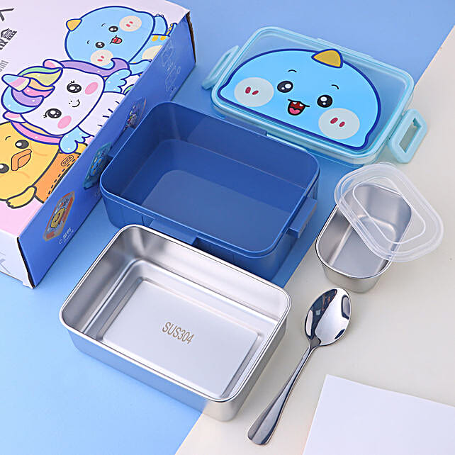 Buy/Send Kid's Delight Lunch Box- Blue Online- FNP