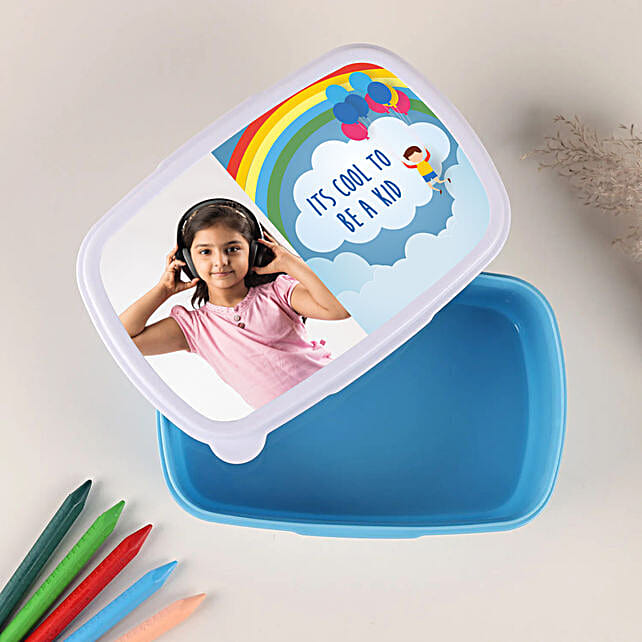 Buy/Send Personalised Rainbow Kids Lunch Box Online- FNP