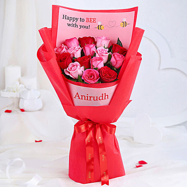 Buy/Send Bee Mine Rose Bouquet Online- FNP