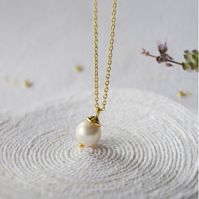 Buy Send Manash Pearl Blush Necklace Online Fnp