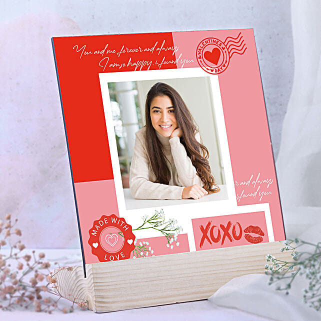 Buy/Send XOXO Personalised Photo Frame Online- FNP