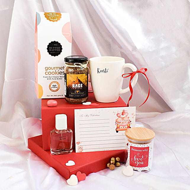 Buy/Send Personalised Be My Valentine Gift Bundle Online- FNP
