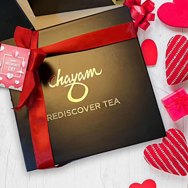 Buy/Send Chayam Artisanal Tea Collection Box-Valentine Edition Online- FNP
