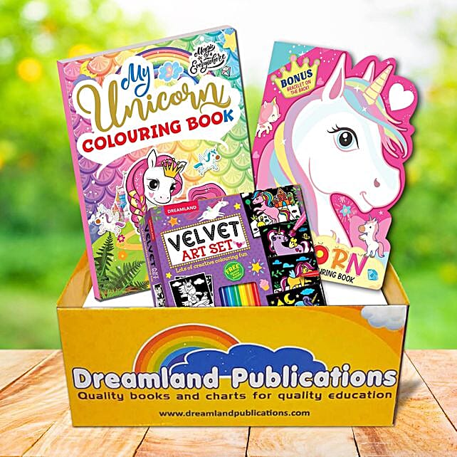 Buy/Send Unicorn Theme Book Pack Online- FNP