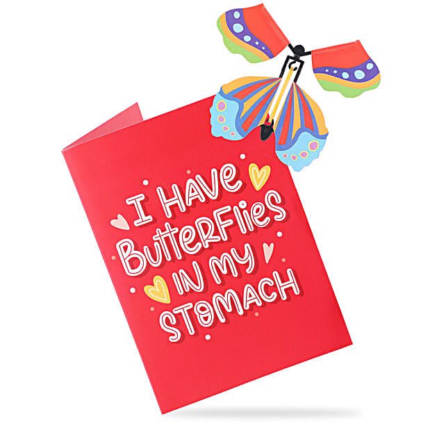 Buy/Send Fluttering Butterfly Card Online- FNP