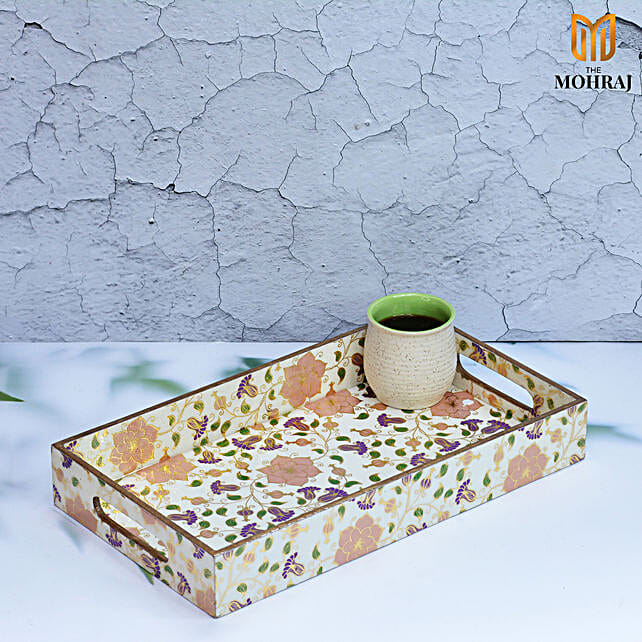 Buy/Send Floral Vines Beautiful Tray Set Online- FNP
