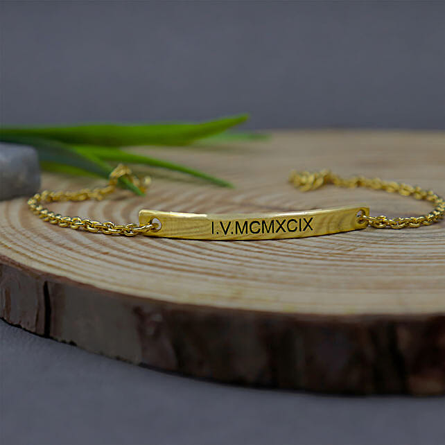 Buy/Send Personalised Minimal Style Bracelet Online- FNP