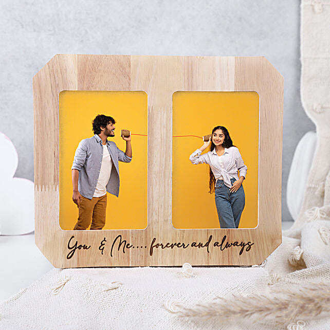 Buy/Send Personalised Forever Love Engraved Photo Frame Online- FNP