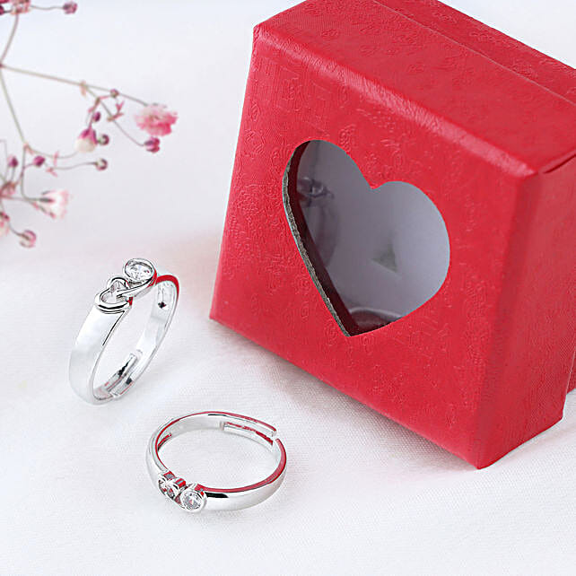 Buy/Send Couple Ring Set Gift Box Online- FNP