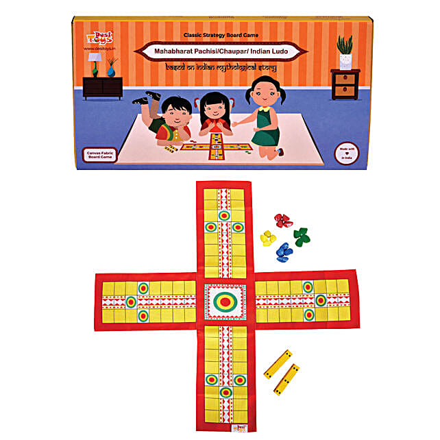 Buy/Send Mahabharat Pachisi Board Game Online- FNP