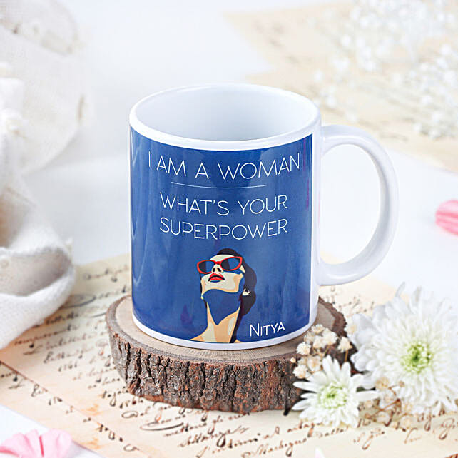 Buy/Send Personalised Powerful Woman Mug Online- FNP