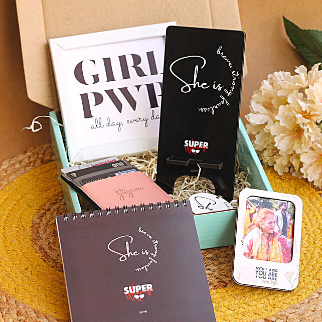 Buy/Send Personalised Fearless Girl Goodies Gift Box Online- FNP