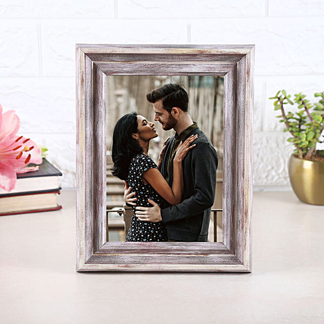 Buy/Send Personalised Rustic Look Photo Frame Online- FNP
