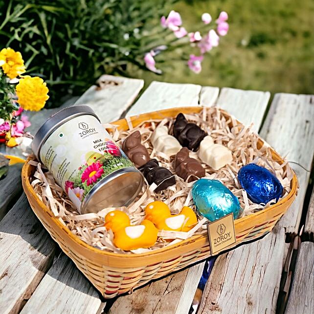 Buy/Send Happy Easter Chocolate Gift Basket Online- FNP