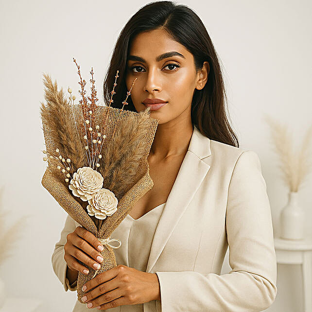 Buy/Send Rustic Dry Flower Arrangement Online- FNP