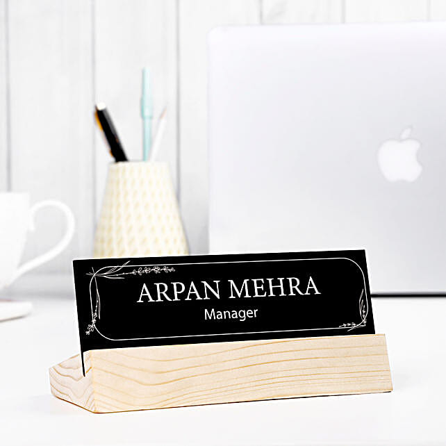 Buy/Send Personalised Table Name Plate Online- FNP