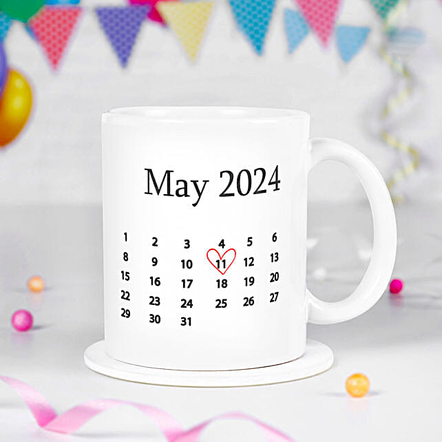 Buy/Send Personalised Calendar Mug Online- FNP