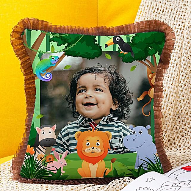 Buy/Send Jungle Safari Personalised Pillow Online- FNP