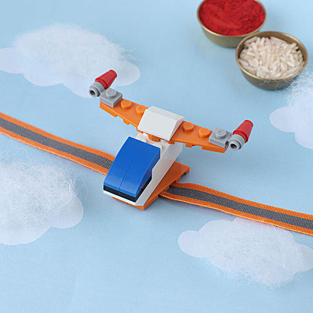Buy/Send The Aviator Lego Rakhi For Kids Online- FNP