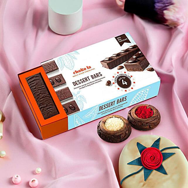 Buy/Send Luxurious Dessert Bars Raksha Bandhan Combo Online- FNP