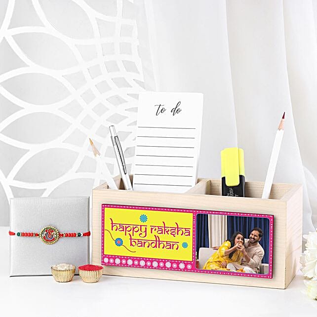 Buy/Send Rakhi Reflection Desk Tray Online- FNP