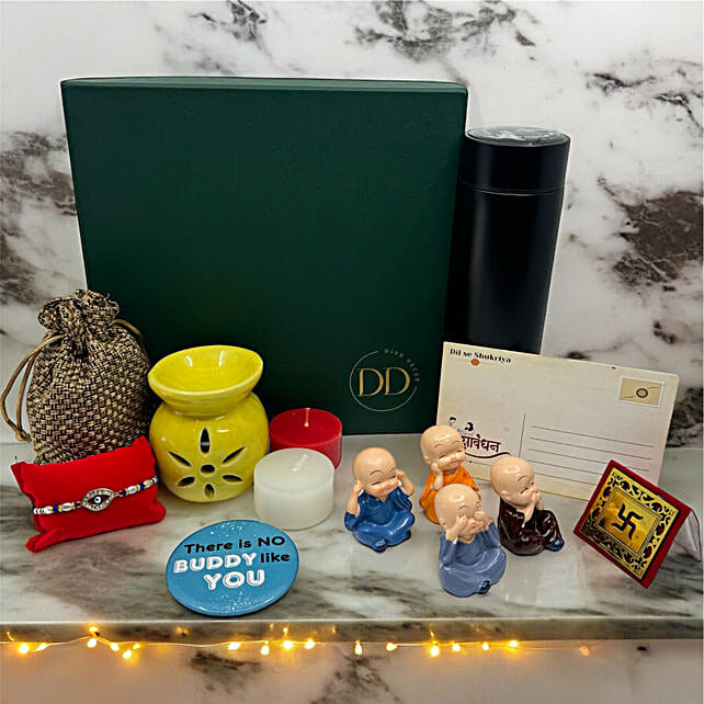 Buy/Send Decor Premium Rakhi Gift Box for Raksha Bandhan Online- FNP