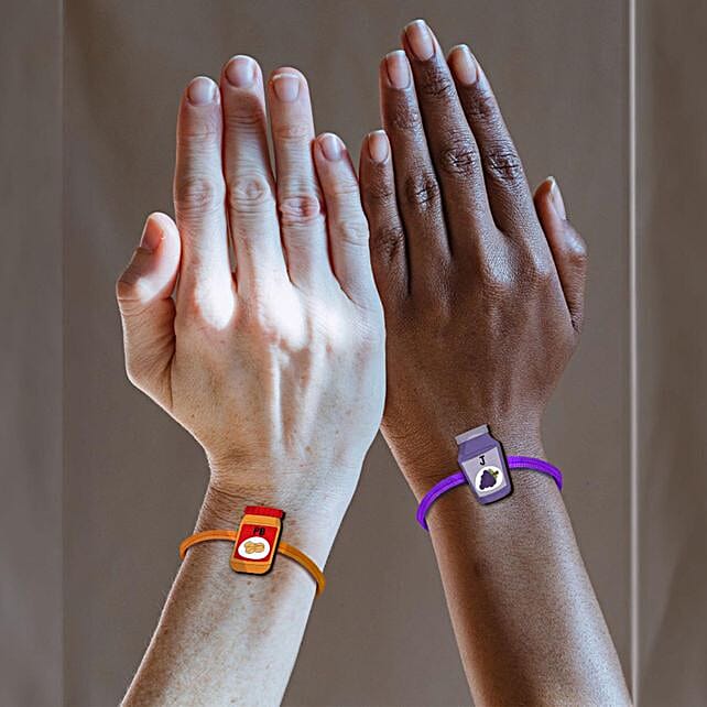 Buy/Send Peanut butter & Jam Friendship Bands Online- FNP