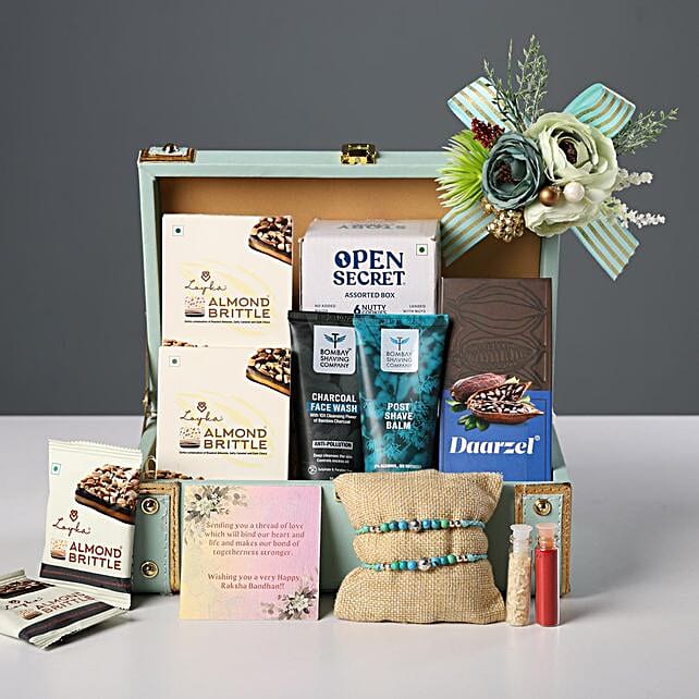 Buy/Send Sweet Bond Rakhi & Premium Goodies Hamper Online- FNP
