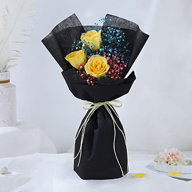 Buy/Send FNP Six Mix Carnations Flower Bouquet Online- FNP