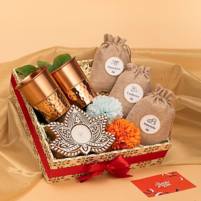 Buy/Send Diwali Dazzle Assorted Gift Hamper Online- FNP