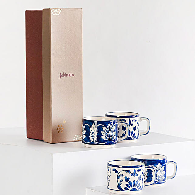 Buy/Send Fabindia Ceramic Painted Mugs Online- FNP