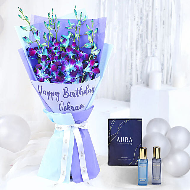 Buy/Send Aura Orchid Birthday Charm Online- FNP